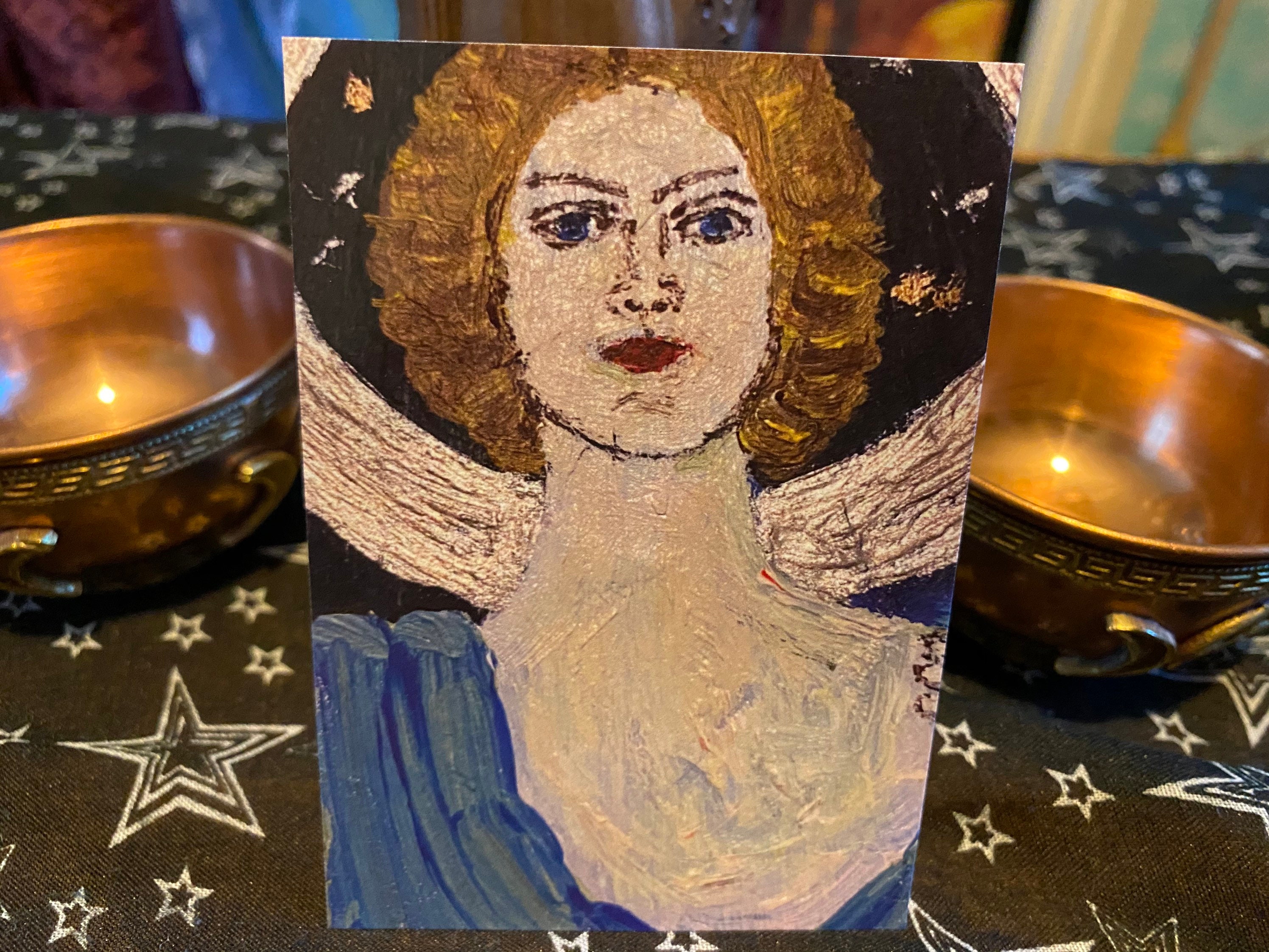 Selene Prayer Card - Etsy UK