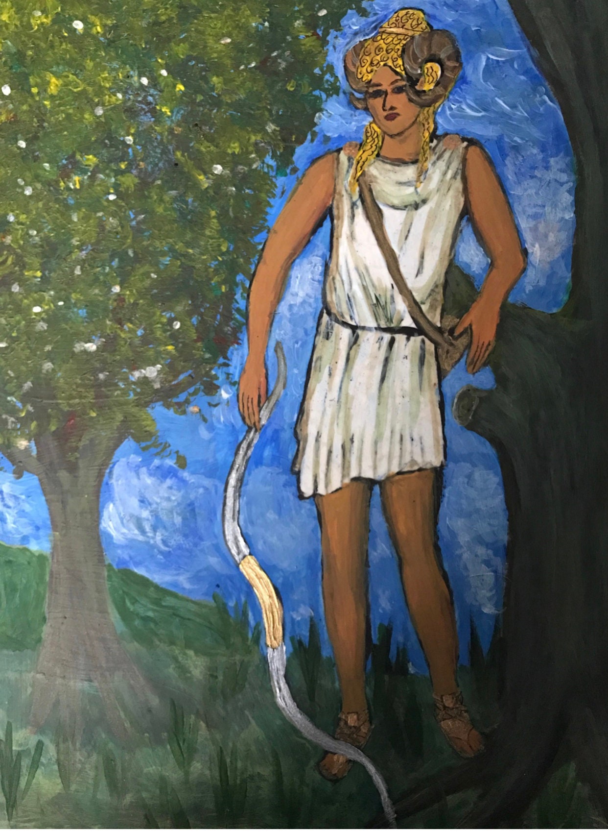 Apollon Karneios Prayer Card - Etsy Norway
