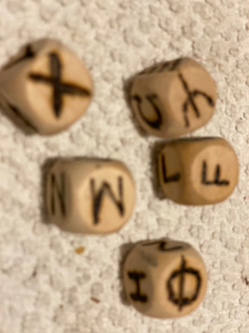 Greek Alphabet Oracle Dice - Etsy UK