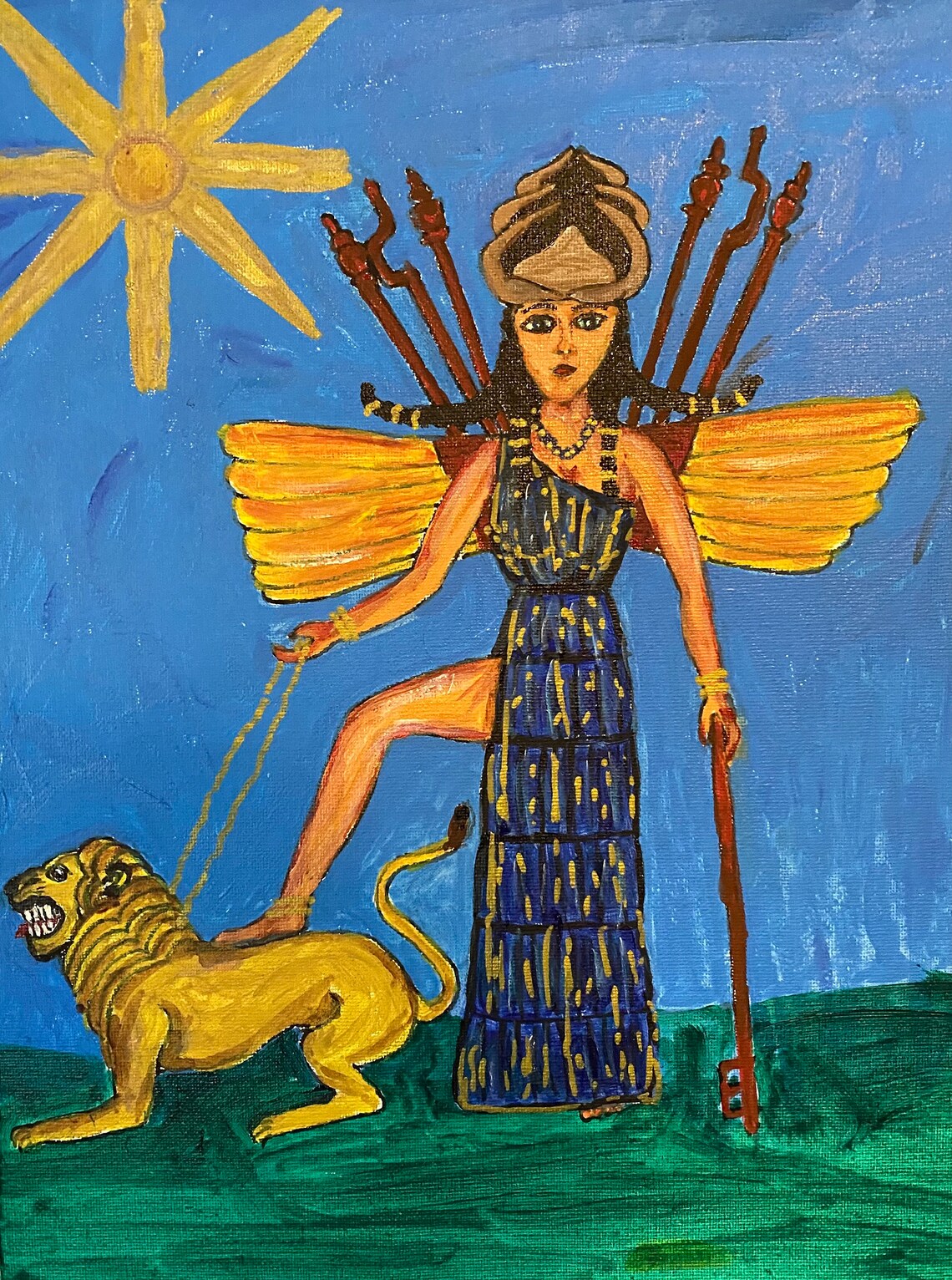 Ishtar Prayer Card - Etsy UK