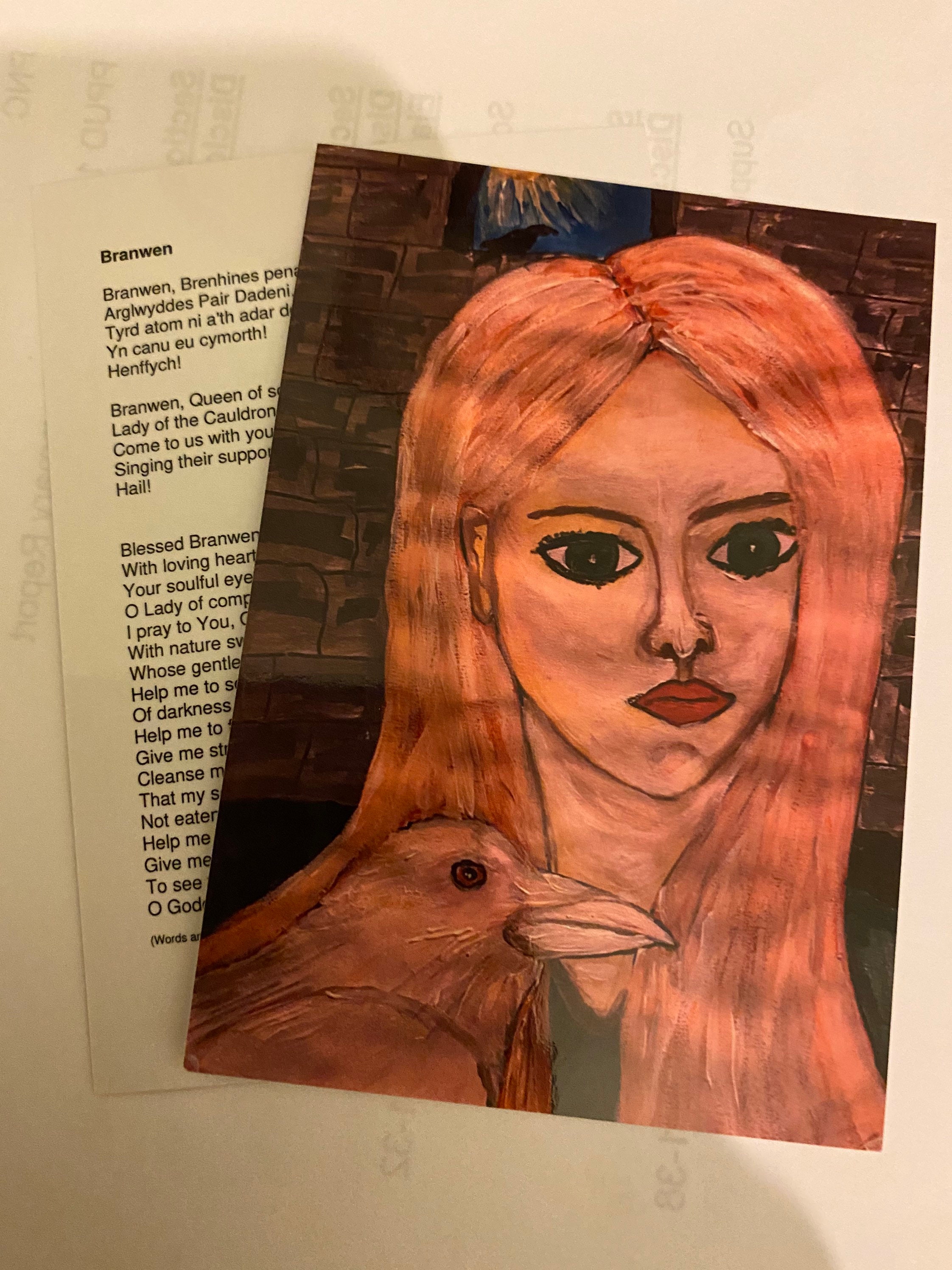 Six Welsh Goddesses Prayer Card Set - Etsy