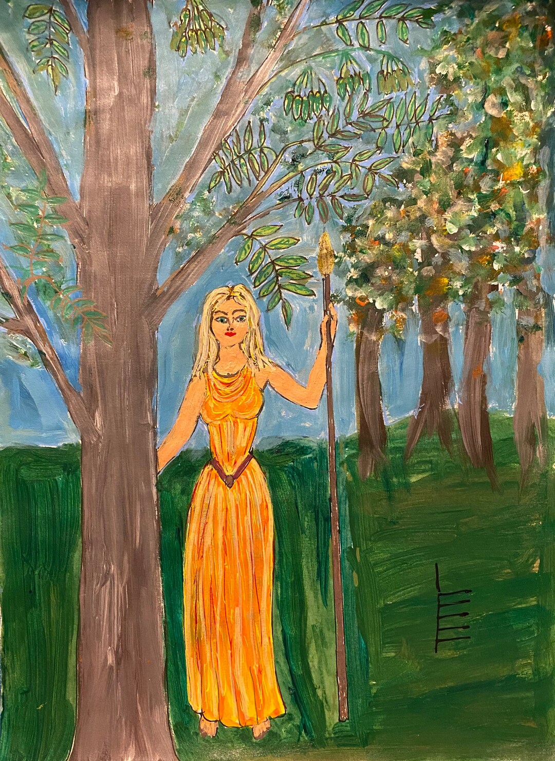 Ash Tree Spirit Prayer Card - Etsy