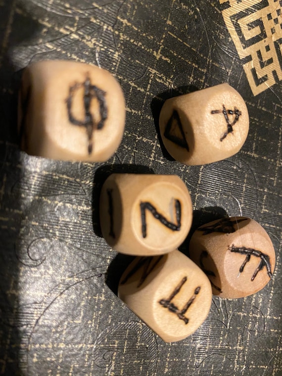 Greek Alphabet Oracle Dice | Etsy UK