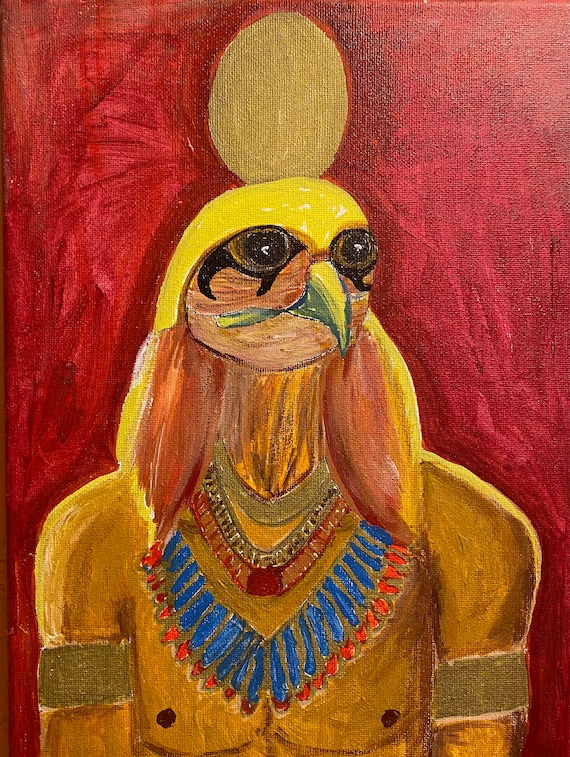 Horus/ra Horakhty Prayer Card - Etsy