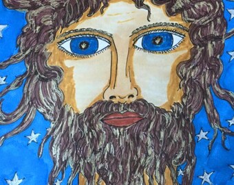Zeus Prayer Card - Etsy