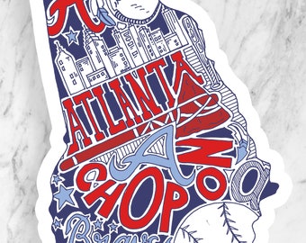 Atl Atlanta Stickers - Etsy