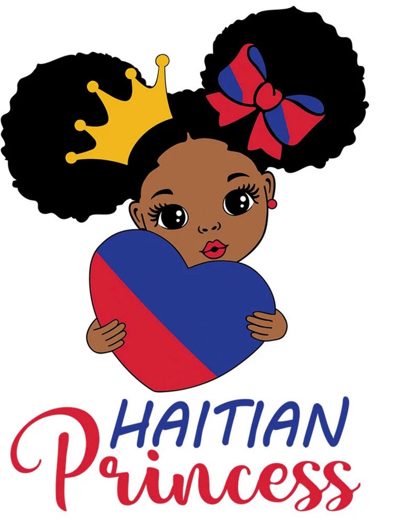 Haitian Princess Tee/ Haitian Flag Day/ Haitian Princess/ Haitian ...