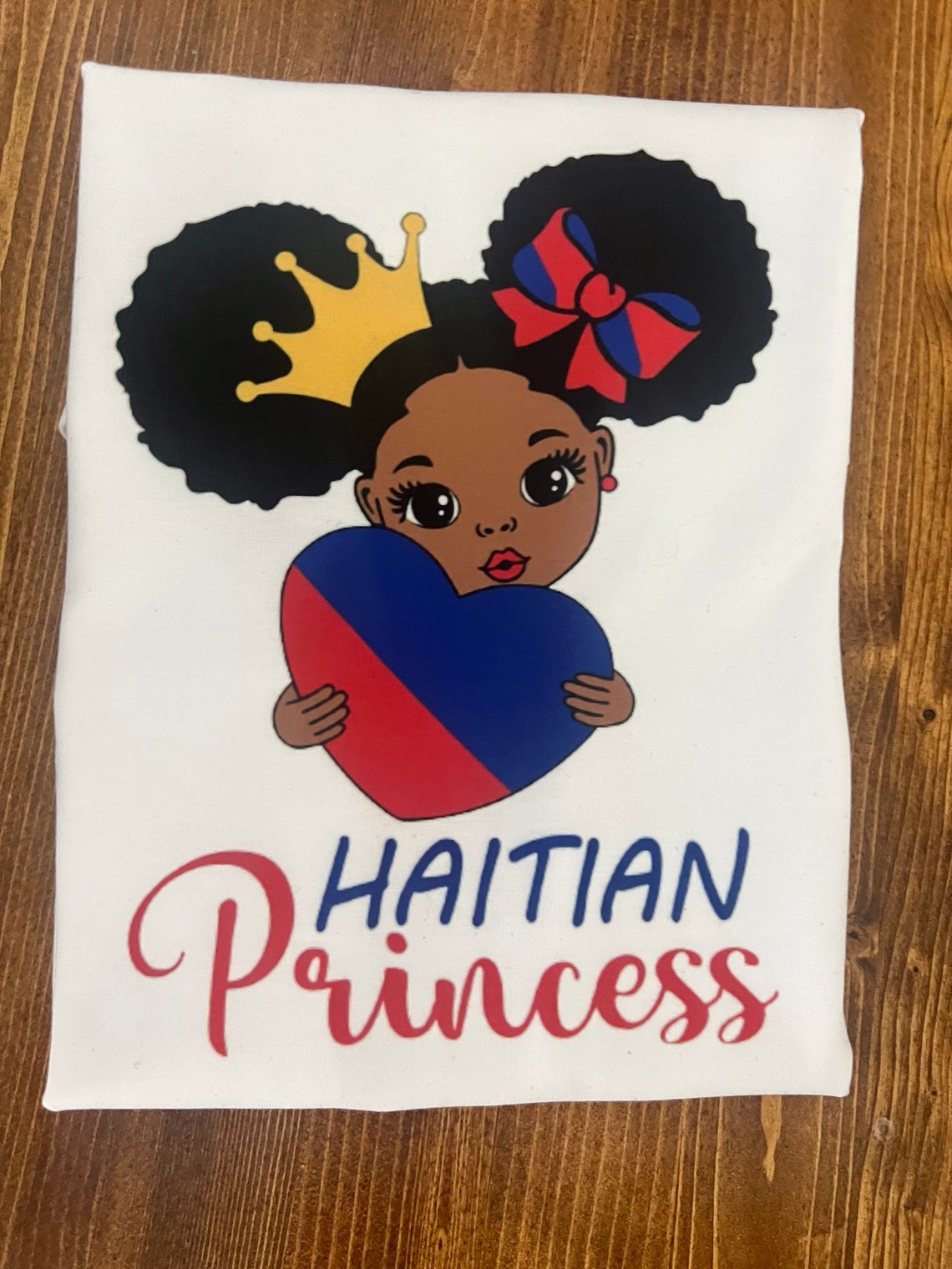 Haitian Princess Tee/ Haitian Flag Day/ Haitian Princess/ Haitian ...