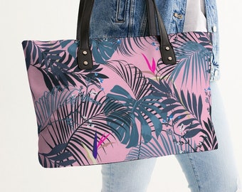 3 Sizes Monstera Tote Bag Tropical Leaves Bag Plant Lover - Etsy
