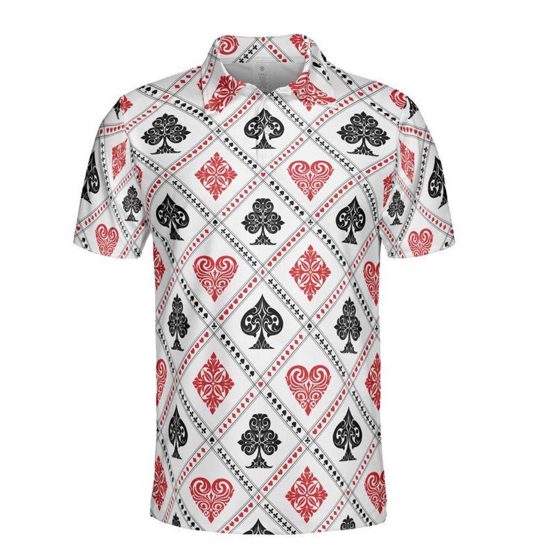 Playing Cards Suit Polo Shirt - Etsy