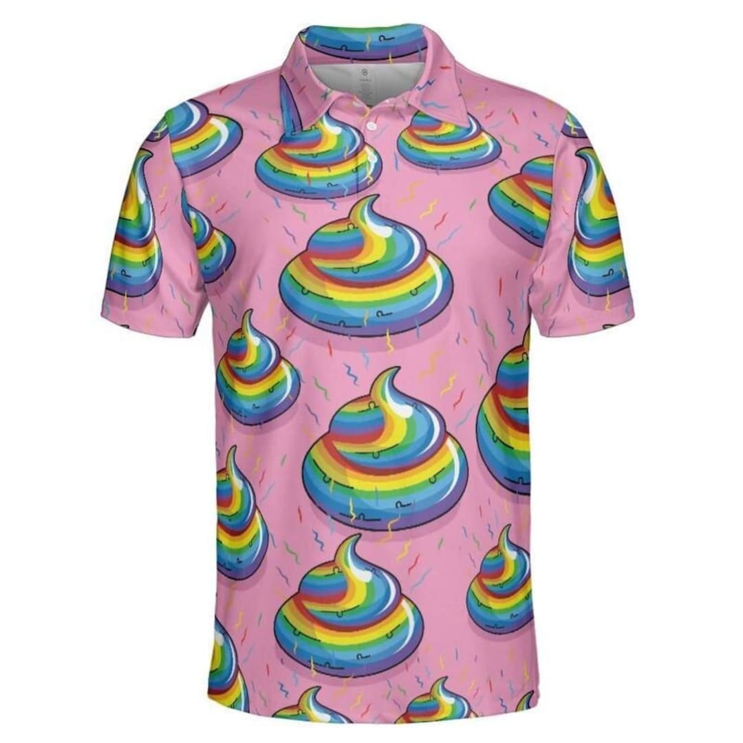 Unicorn Poop Polo Shirt - Etsy