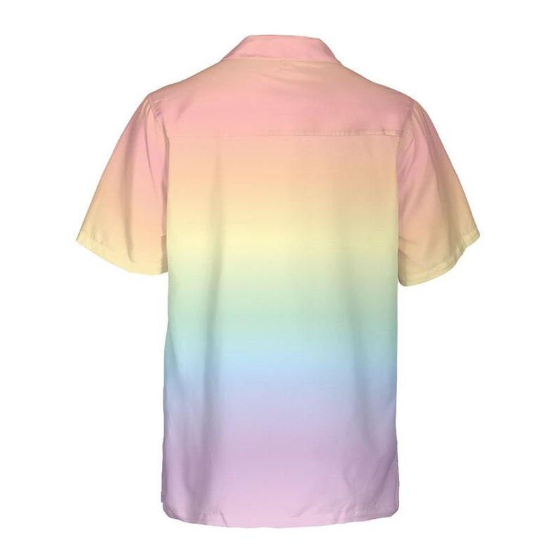 Pastel Rainbow Gradient Button up Shirt - Etsy