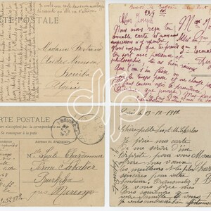 Printable 20th Century French Postcards, Vintage Cards, Ephemera, Old ...