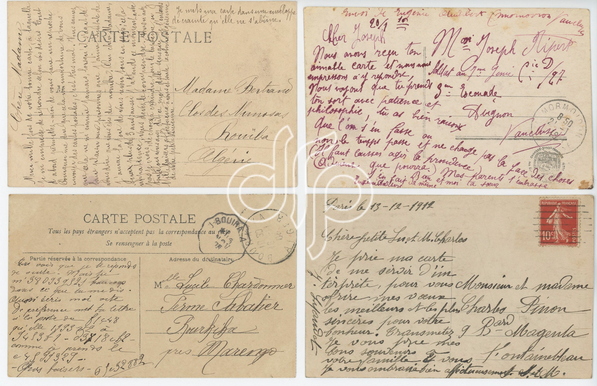 Printable 20th Century French Postcards, Vintage Cards, Ephemera, Old ...