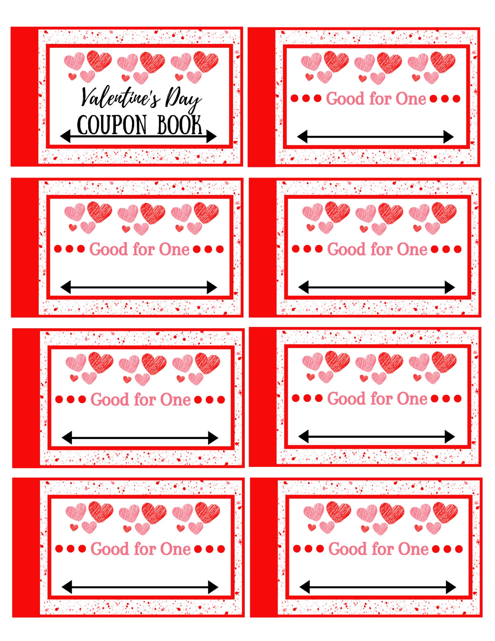 Valentine's Day Coupon Book | Love Coupon Book | Coupons for Husband ...