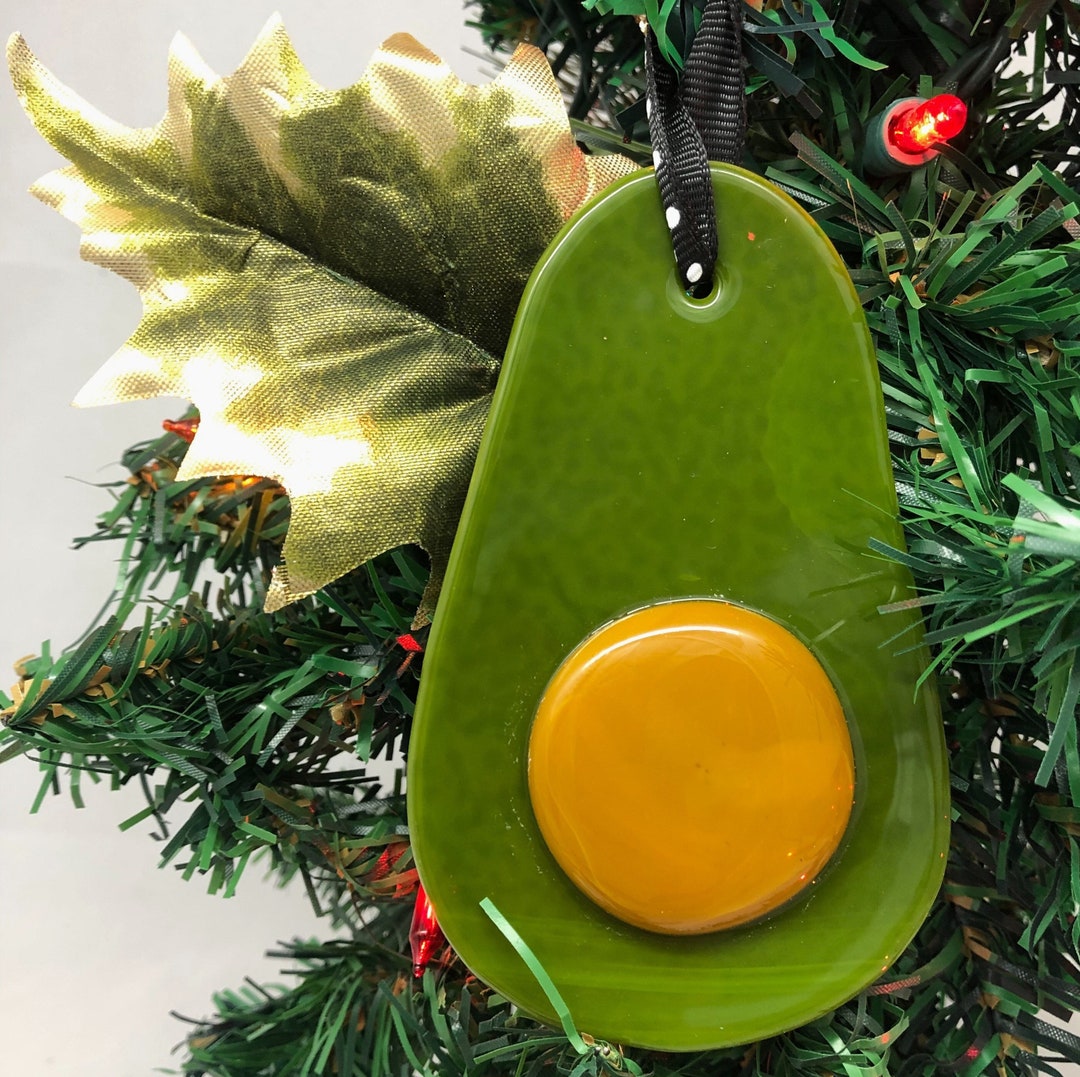 Glass Avocado Ornament - Etsy