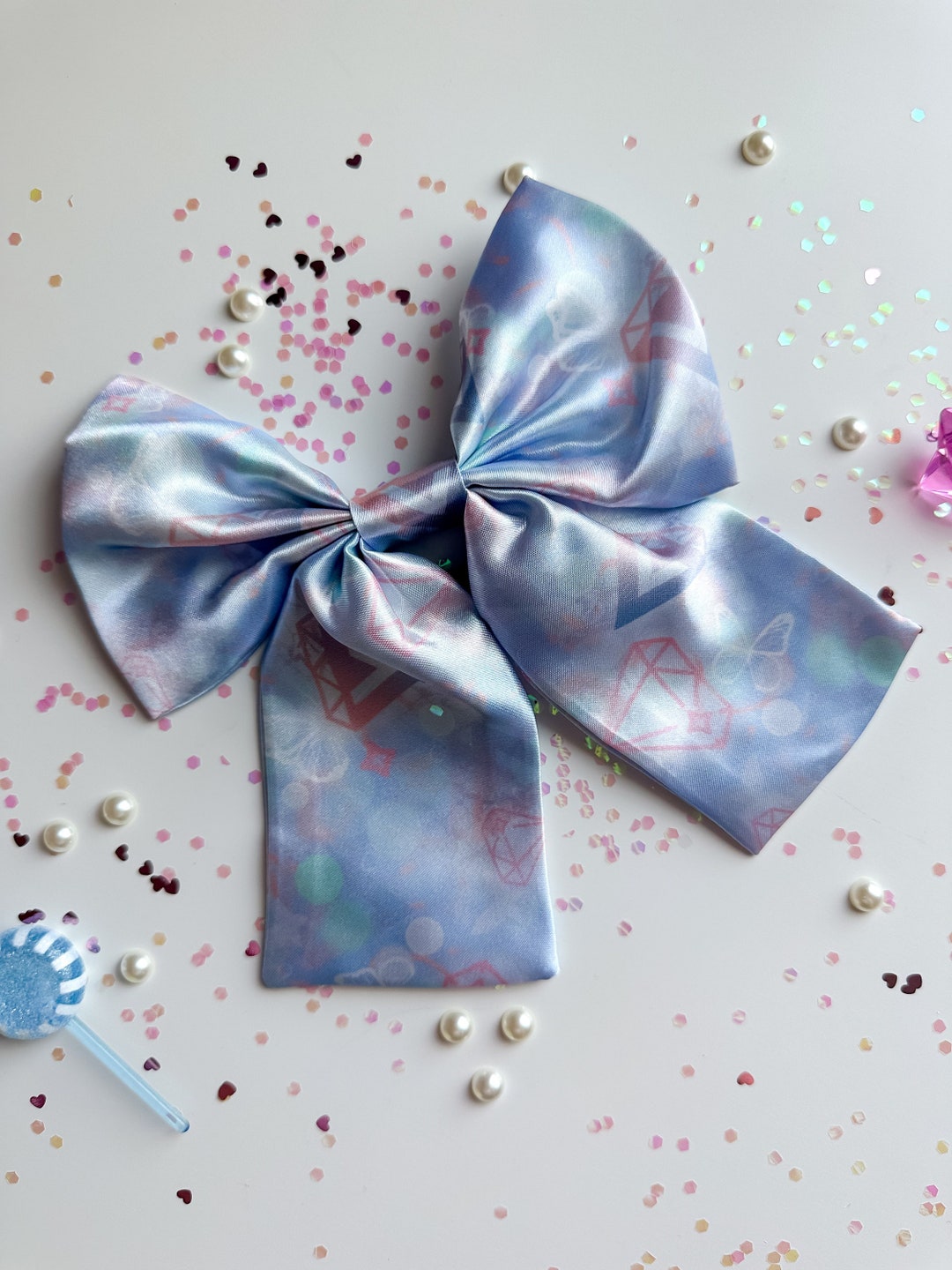 Seventeen Inspired Bow - K-pop Lightstick & Hair Accessory - Etsy