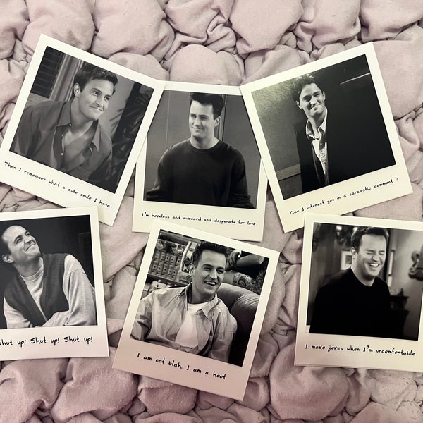 Chandler Bing Quotes Print - Etsy UK