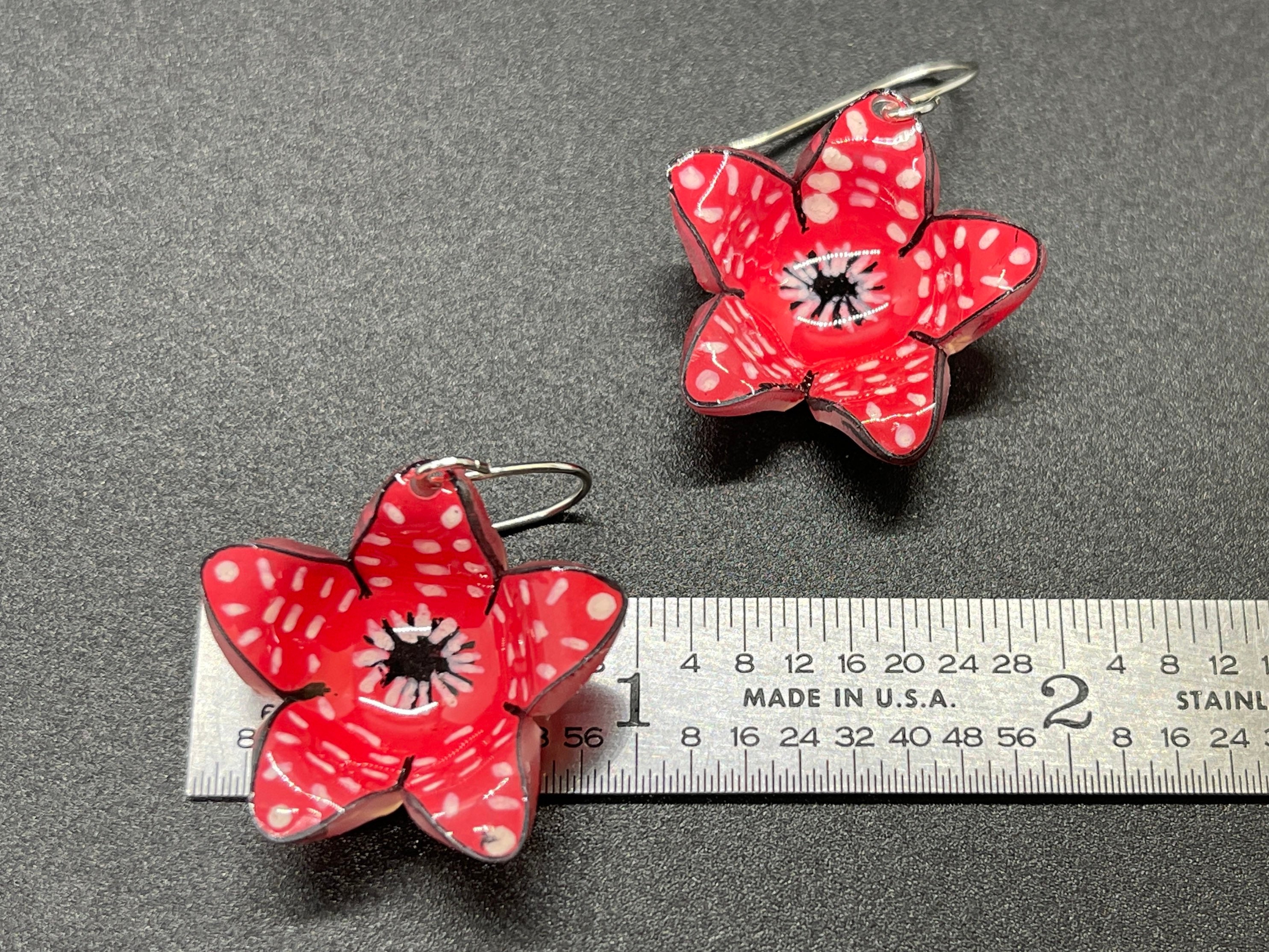 Stranger Things Inspired Demogorgon Earrings FREE US SHIPPING - Etsy