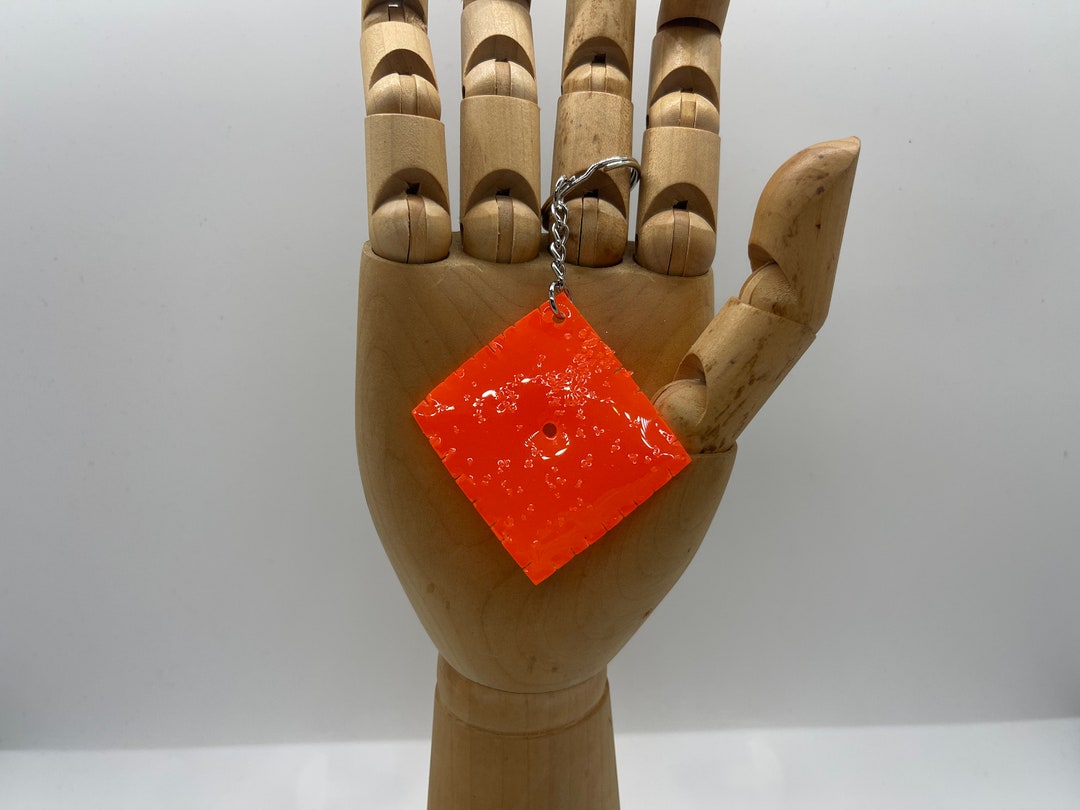 Cheez-it Cracker Inspired Keychain | Backpack Charm | Purse Charm - Etsy