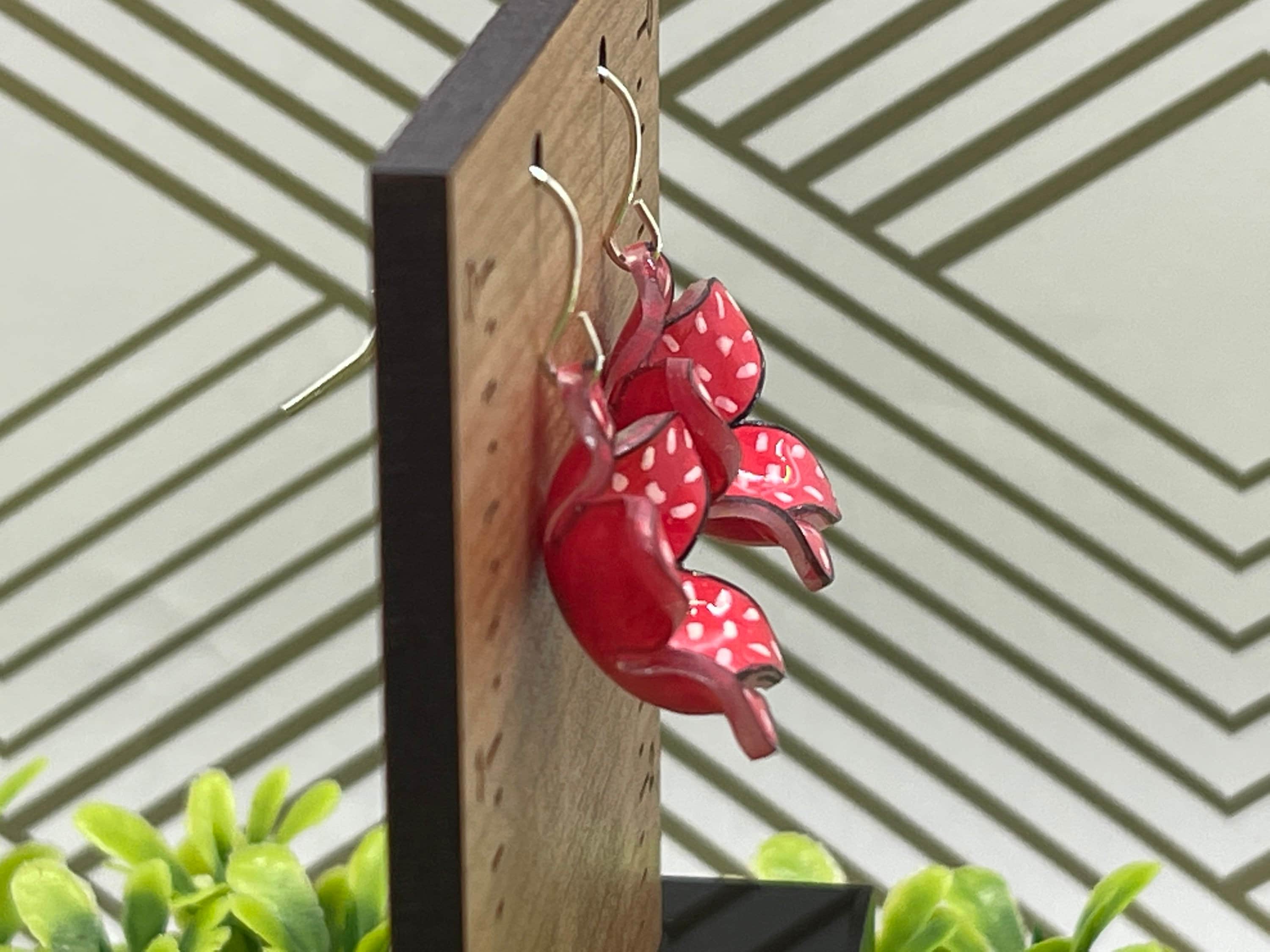 Stranger Things Inspired Demogorgon Earrings FREE US SHIPPING - Etsy