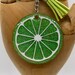 Lime Slice Keychain - Etsy