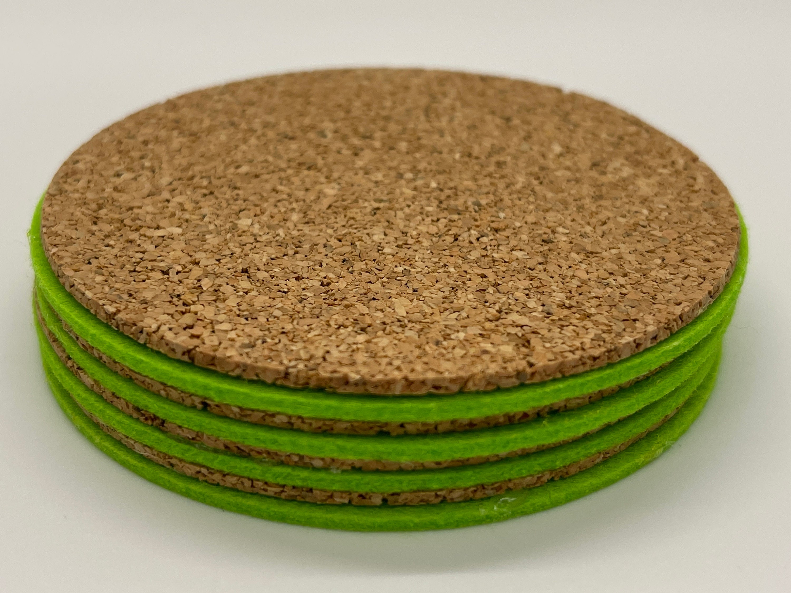 Handmade Lime Slice Felt Coasters - Etsy