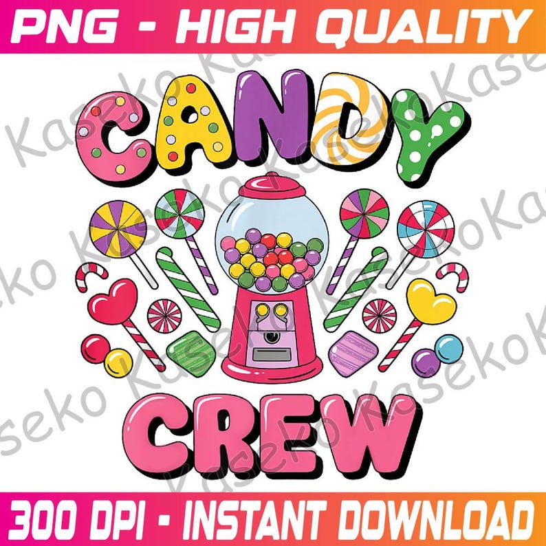 Candy Land Candy Crew Candy Squad Cool Png, Funny Candy Security ...