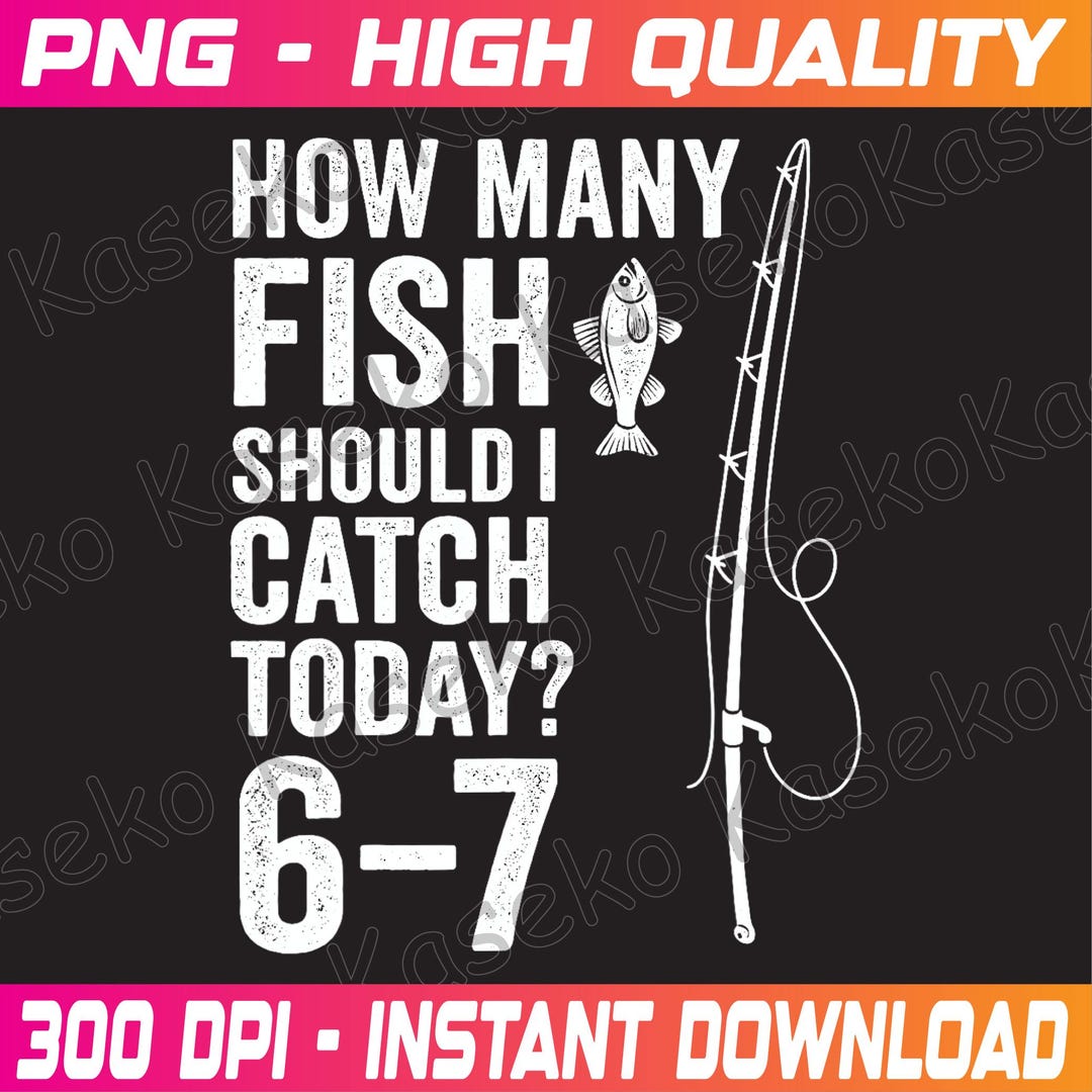 Six Seven Meme Fish Angler 6-7 Funny Fishing 67 Png, Bass Fish and Deer ...