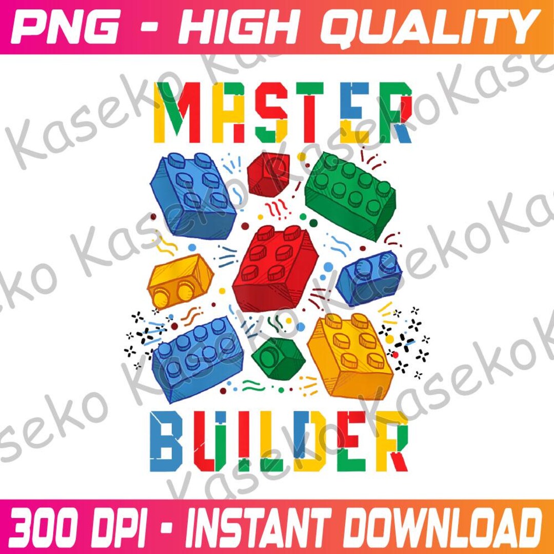 Brick Builder Funny Blocks Building Master Builder Png, Funny Master ...
