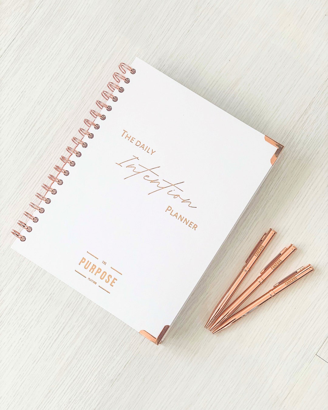 DAILY INTENTION PLANNER - Illustrated Journa - Weekly Planner ...