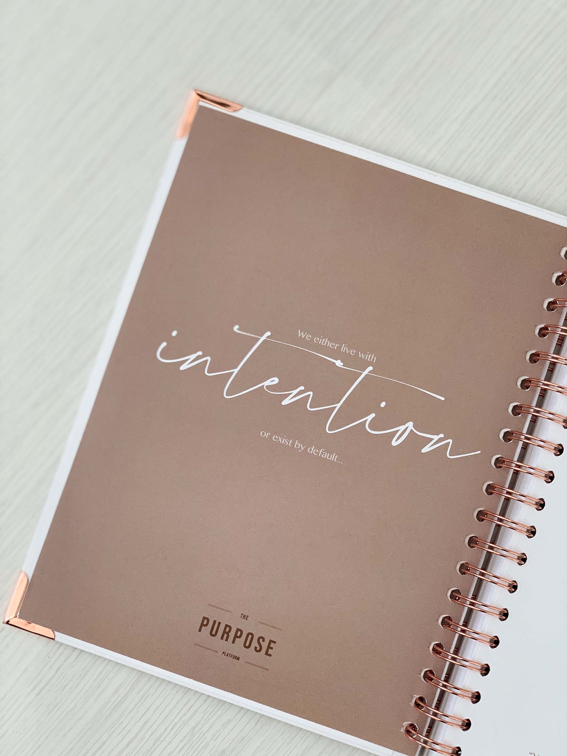 DAILY INTENTION PLANNER Illustrated Journa Weekly Planner - Etsy