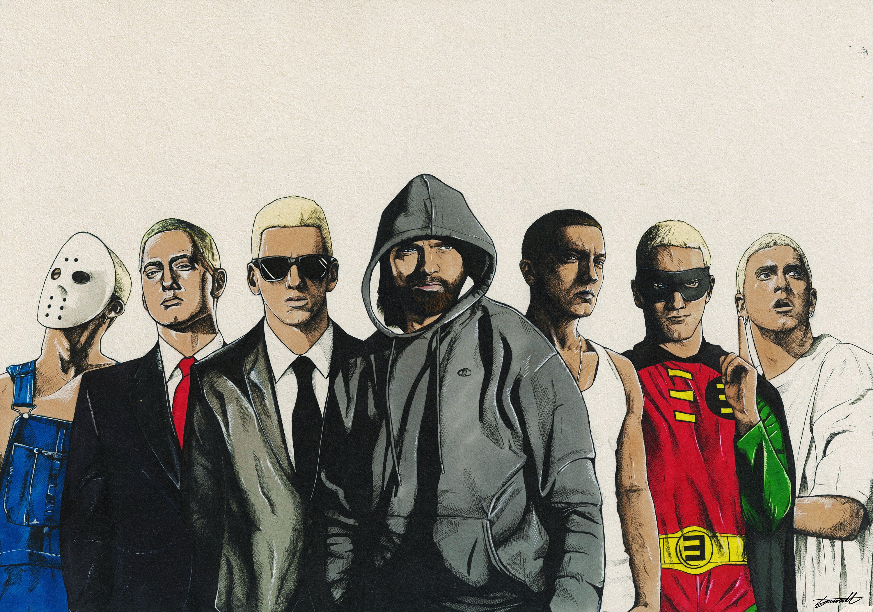 EMINEM Rap Art Print - Etsy