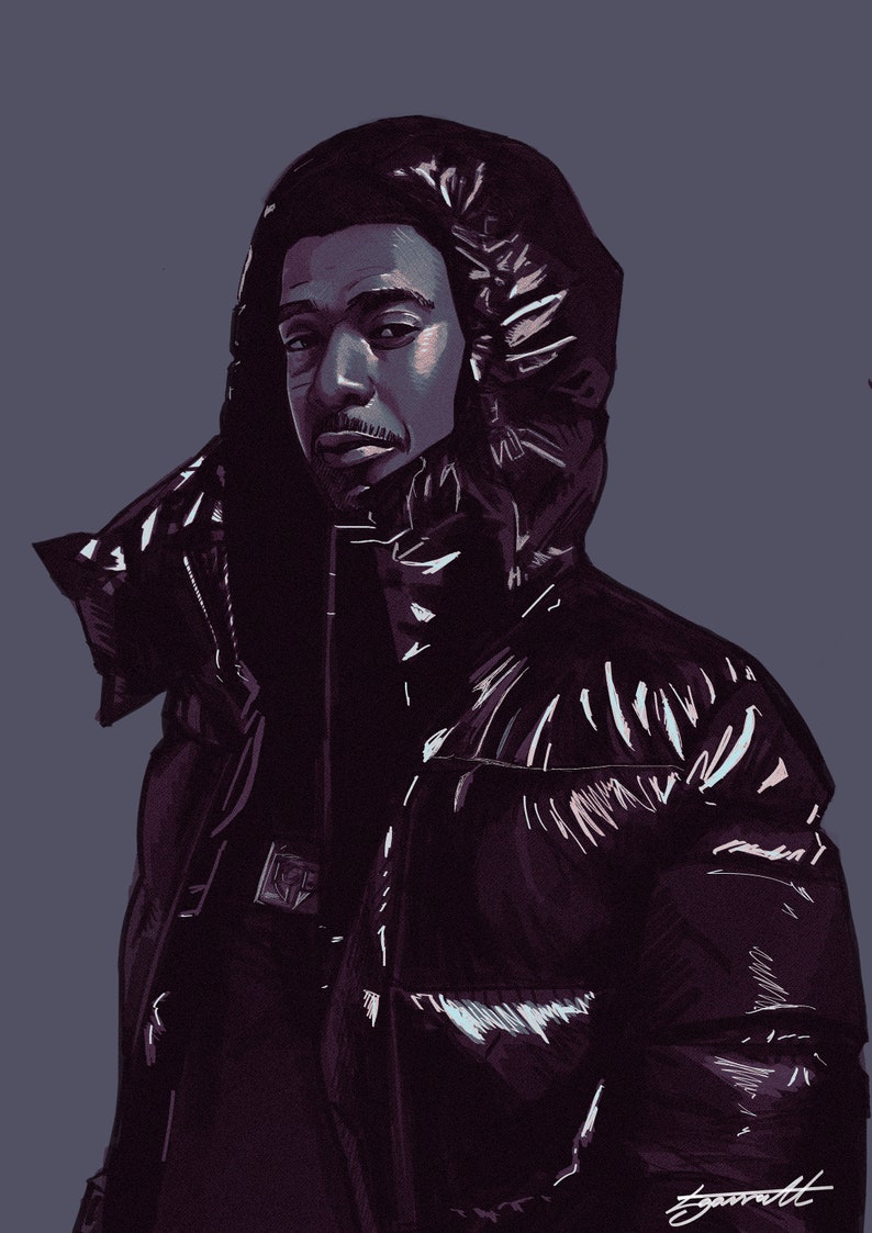 NINES UK RAP Drawing Poster Print - Etsy UK