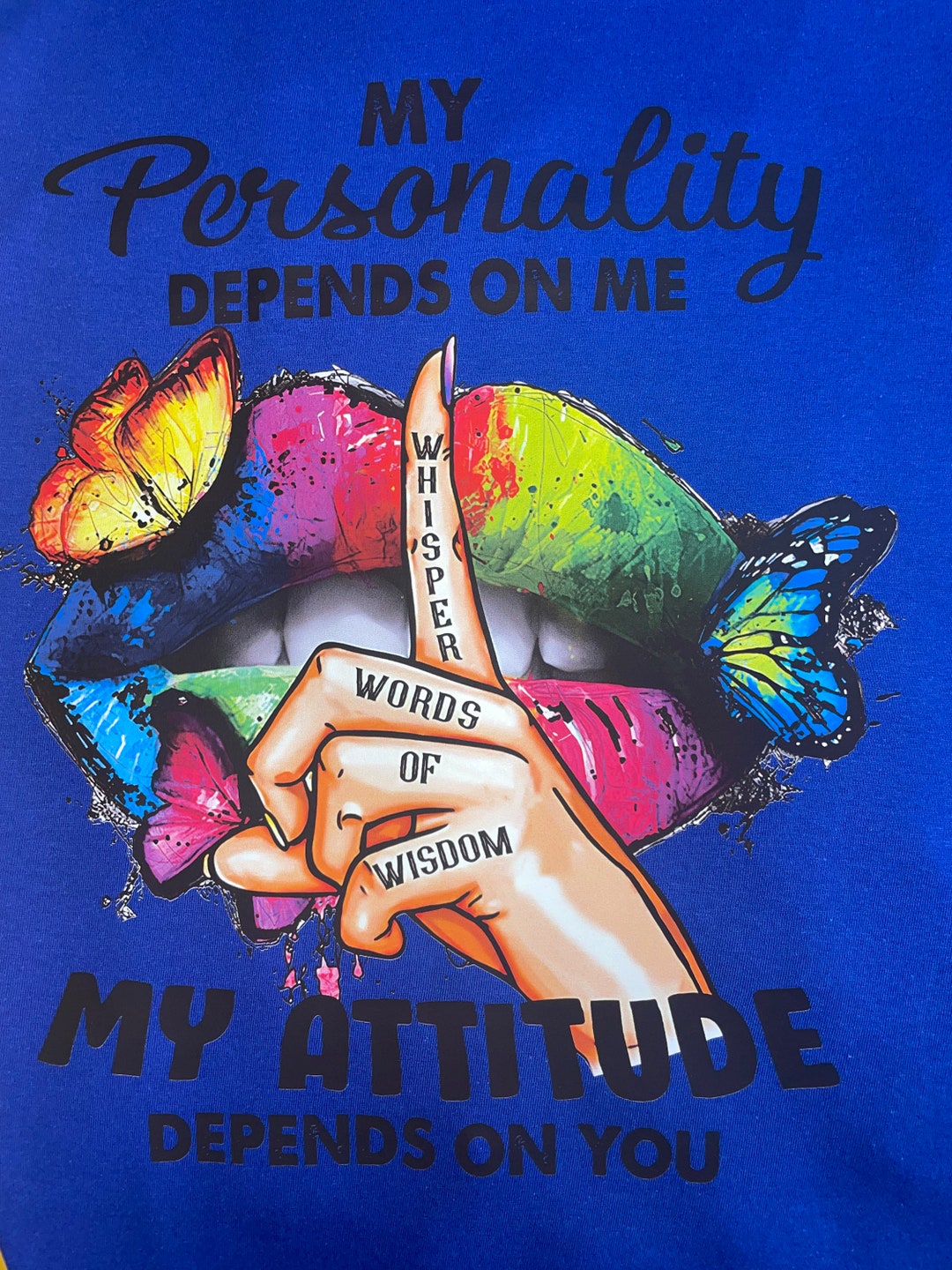 My Personality Depends on Me My Attitude Depends on You| Whisper Words ...