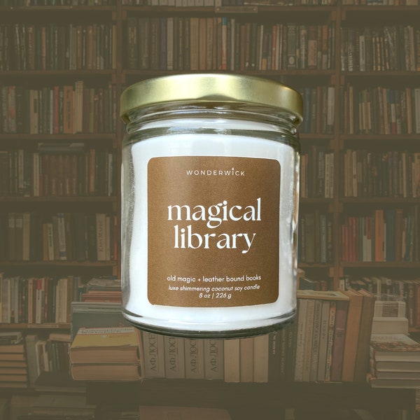 Library Candle - Etsy