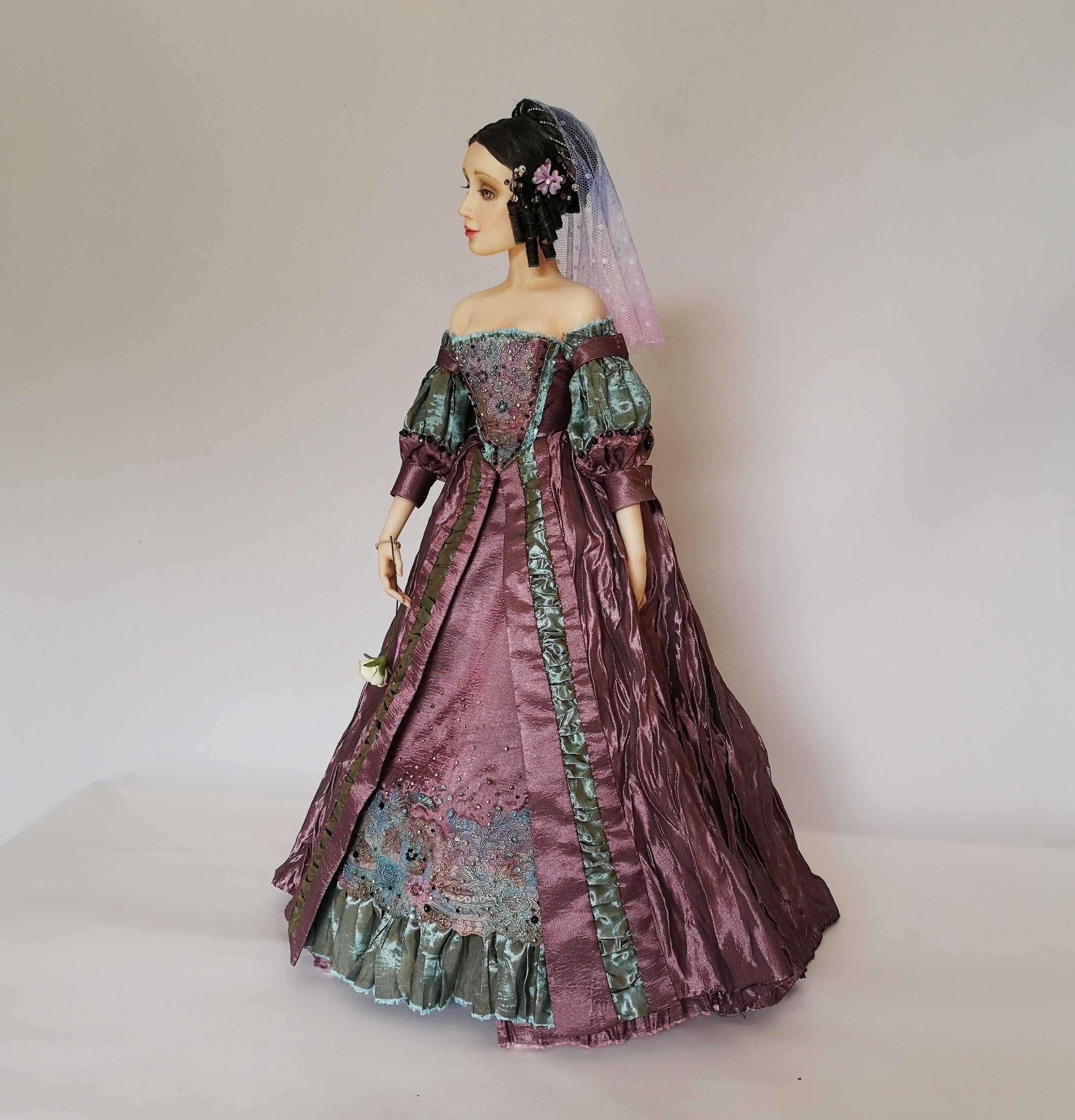 Violetta Valeri (la Traviata) Doll Full Set Semi Static Non Articulated ...