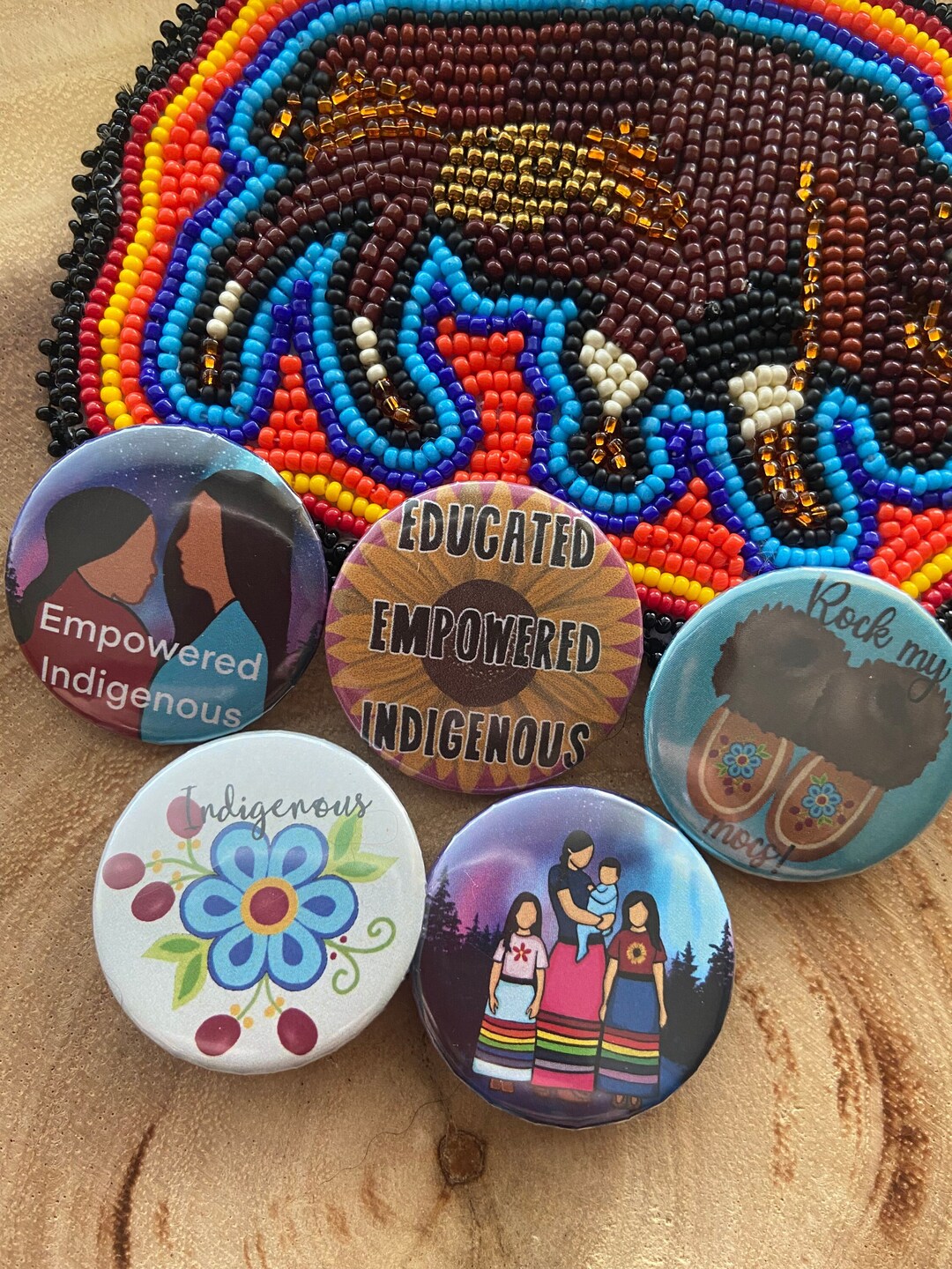 Indigenous Pride Pins Button Set #1 Indigenous Owned Business - Etsy