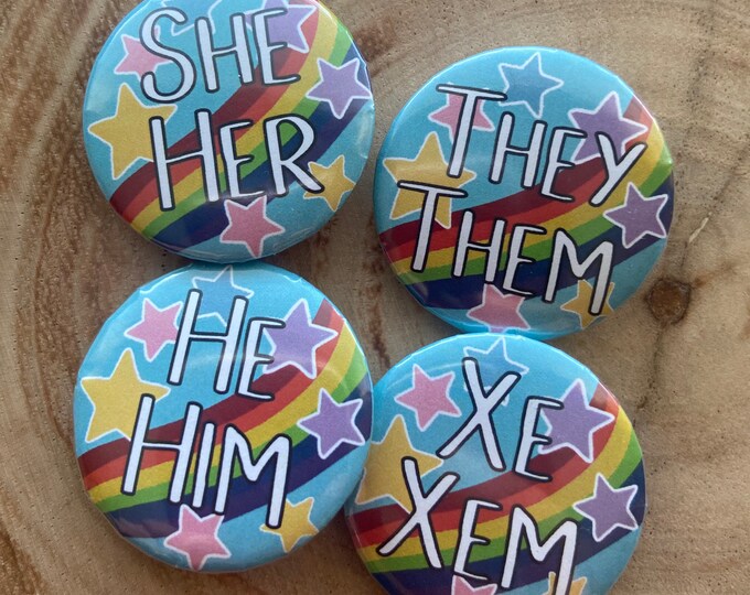 Demiboy Pin Queer Art Frog Buttons LGBT Pins - Etsy