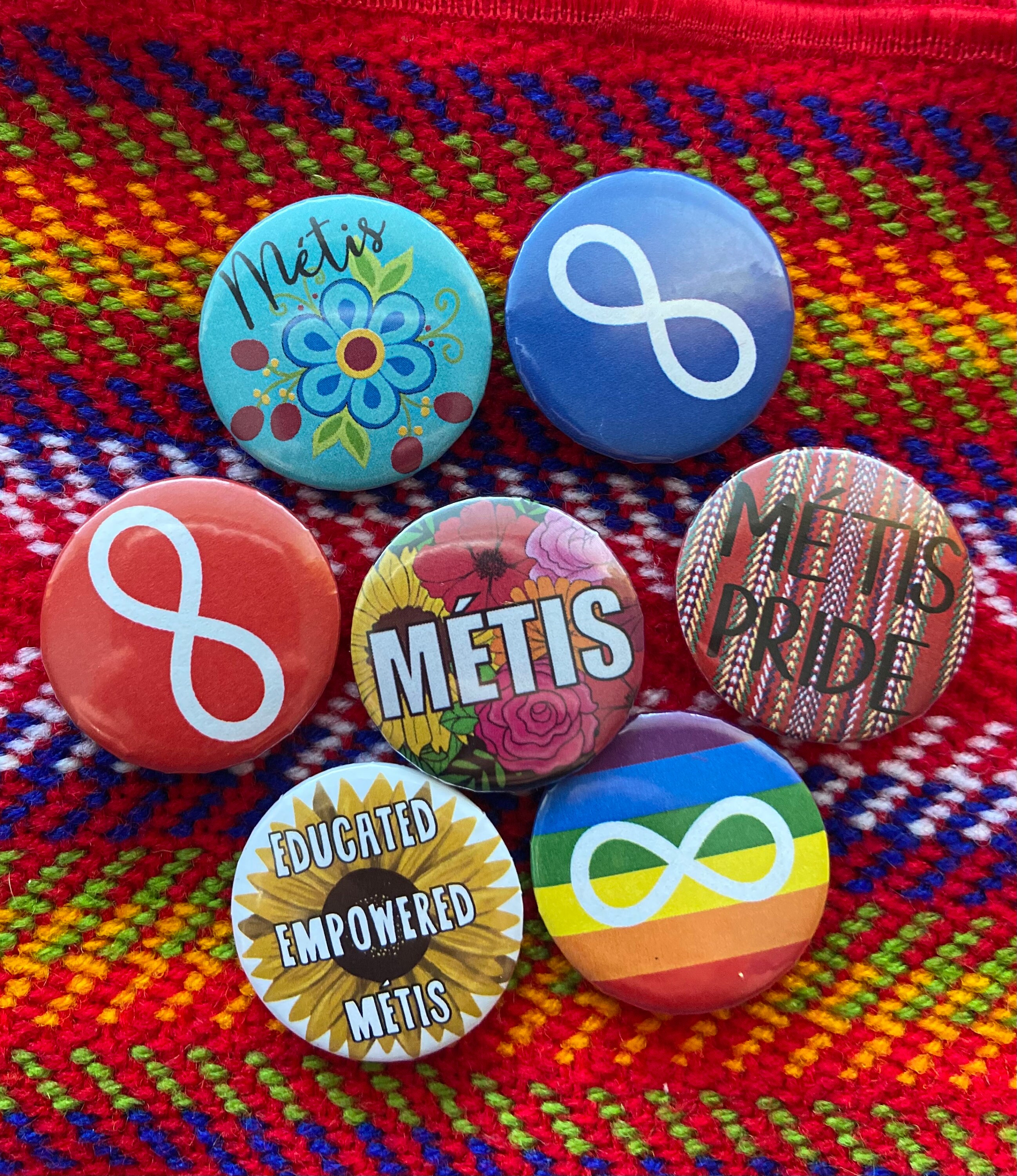 Métis Pride Pins Button Indigenous Owned Business - Etsy Canada