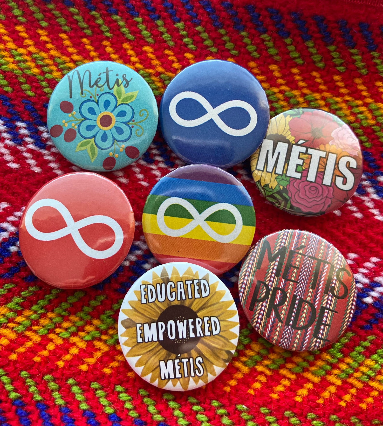 Métis Pride Pins Button Indigenous Owned Business - Etsy Canada