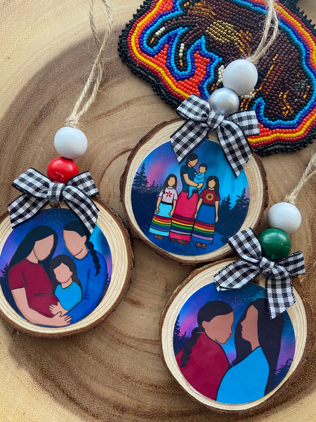 Indigenous Christmas Tree Ornament Set 2022 - Etsy