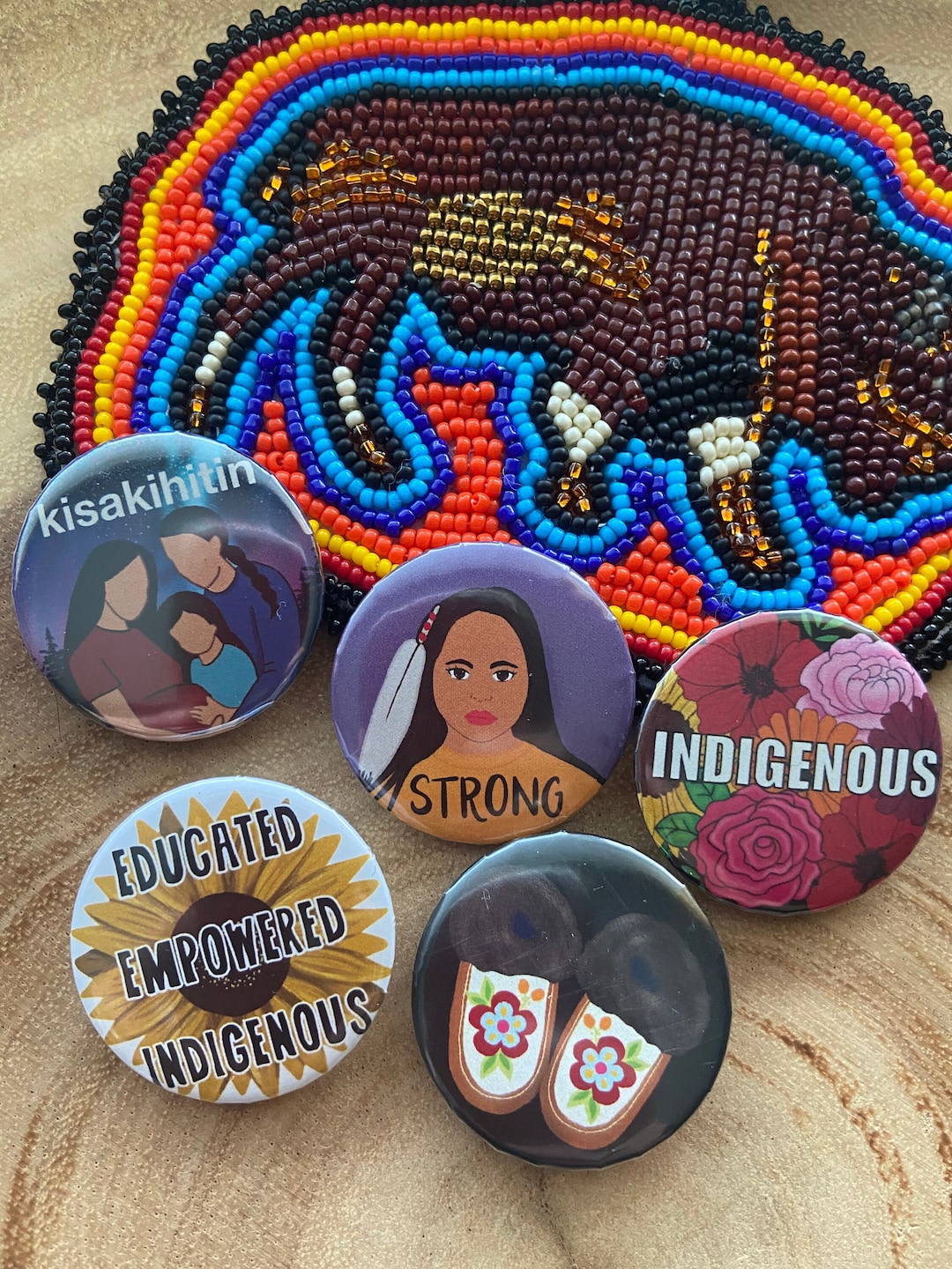 Indigenous Pride Pins Button Set #2 Indigenous Owned Business - Etsy