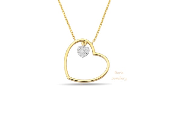 Heart necklace sale store