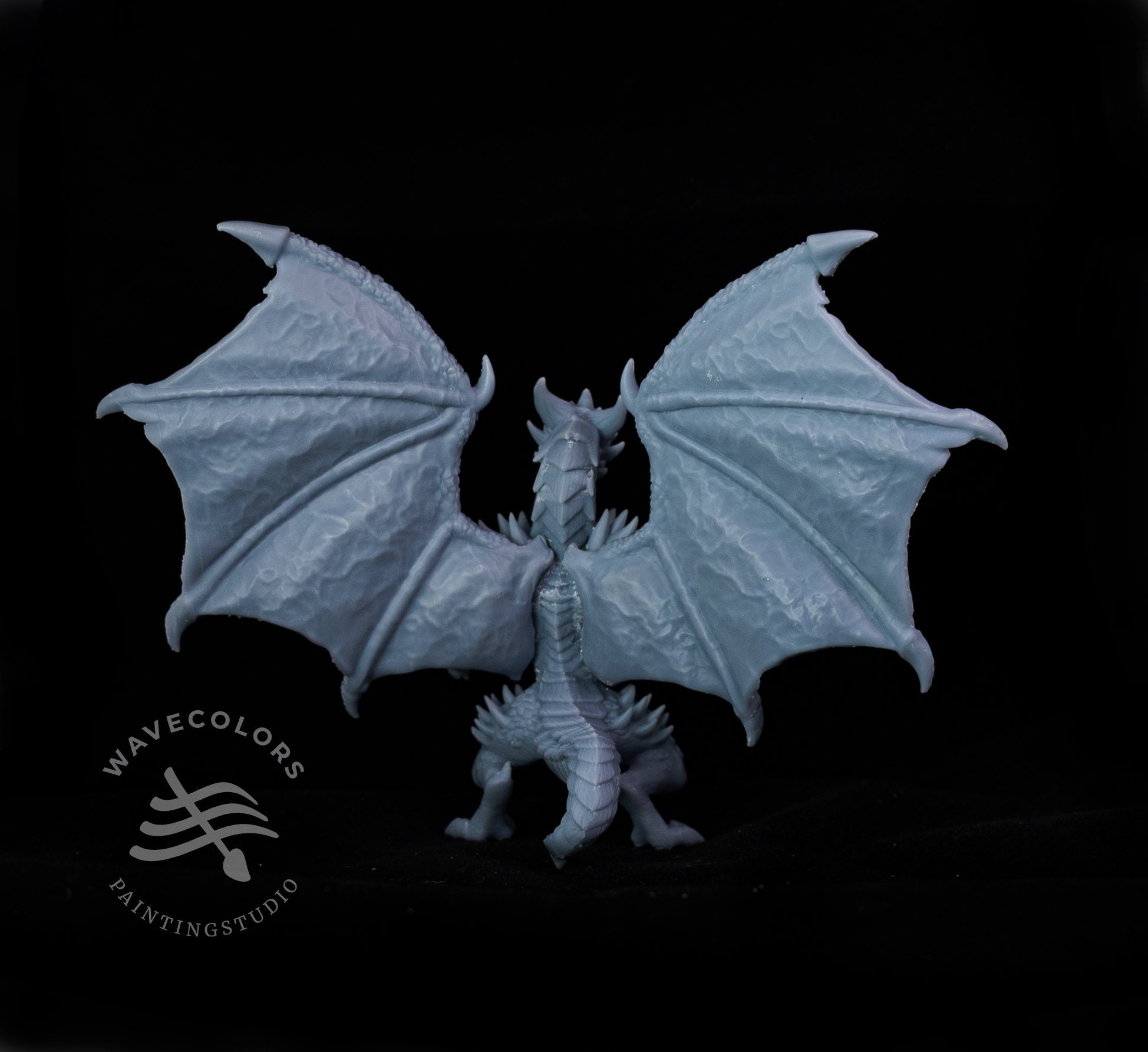 Dragon Miniature, standing position, awesome for D&D, tabletop dragon ...