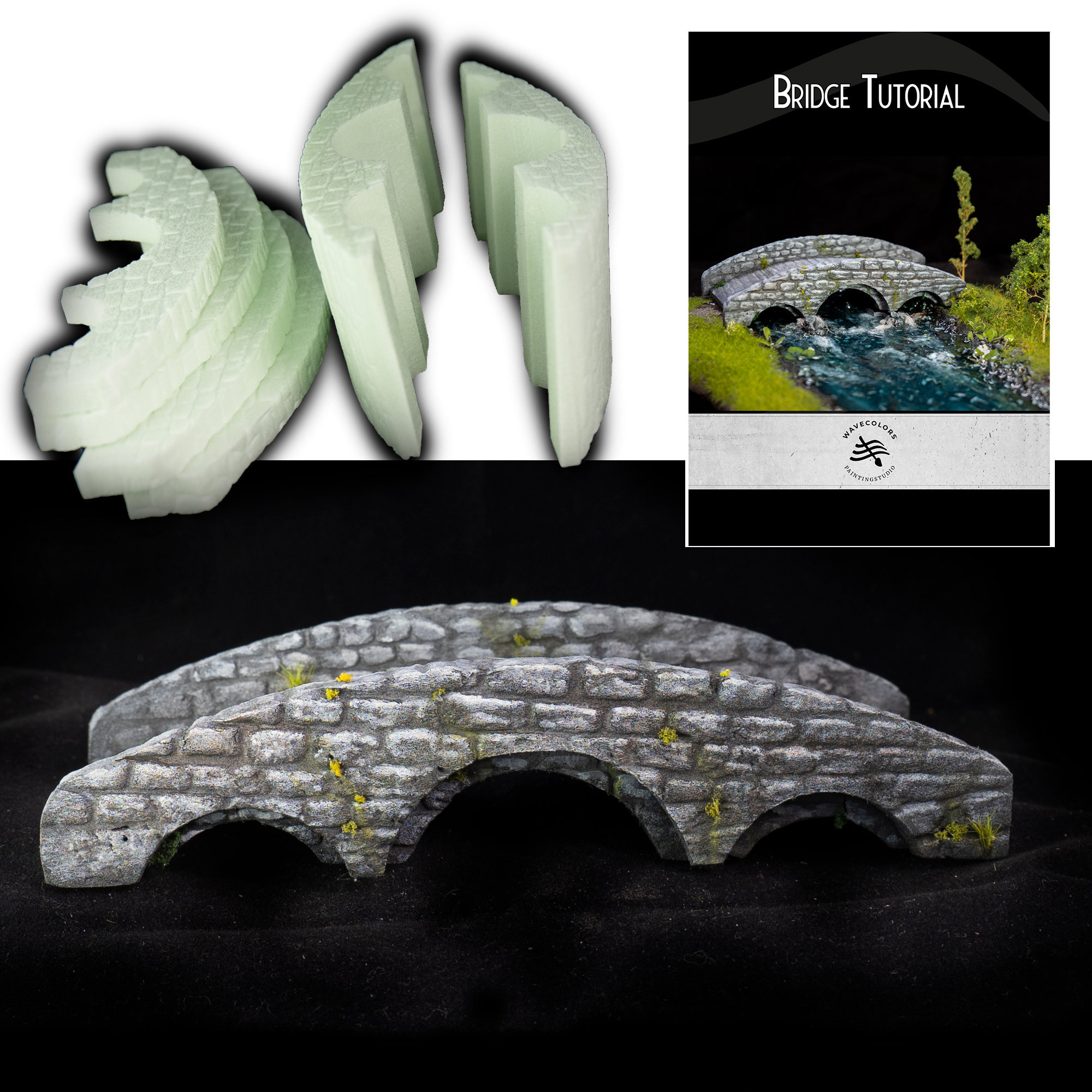 Bridge Foam Set Ready to Build Great Detailed Bridges Incl. - Etsy