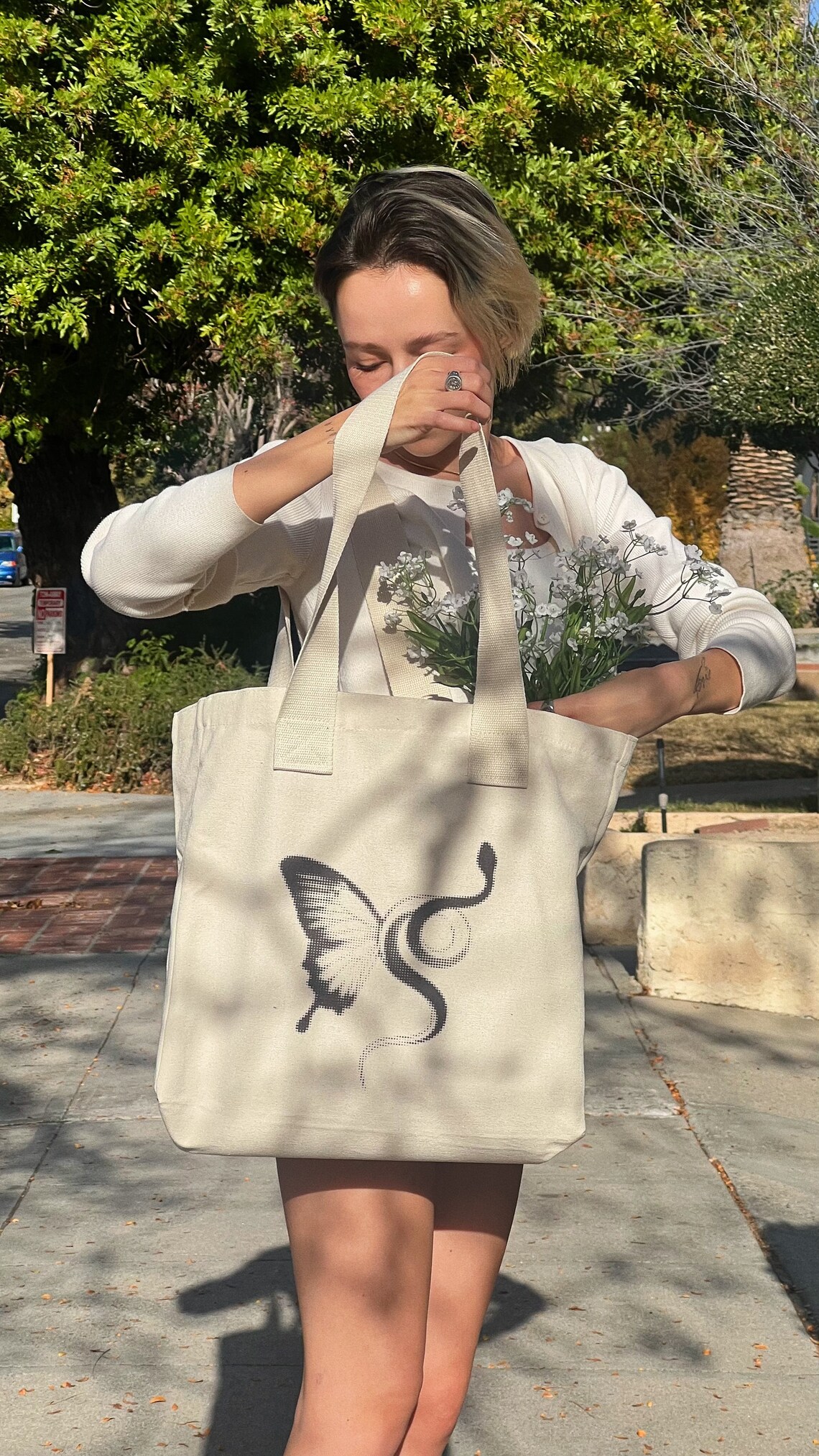 Taylor's Butterfly-snake Tote Bag, Taylor's Version Tote Bag Merch ...