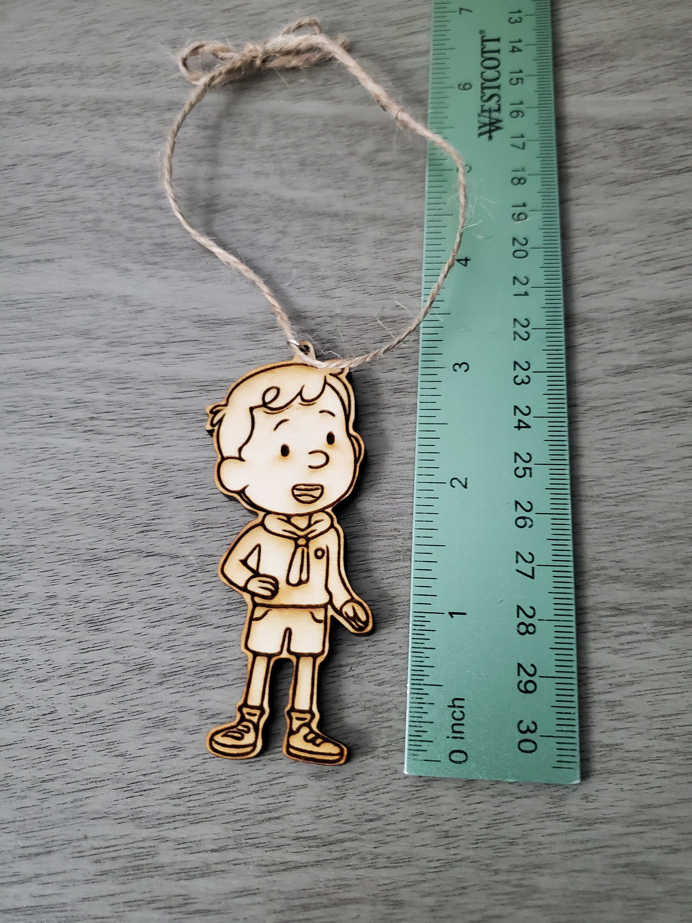 David From Hilda Wooden Ornament | Etsy