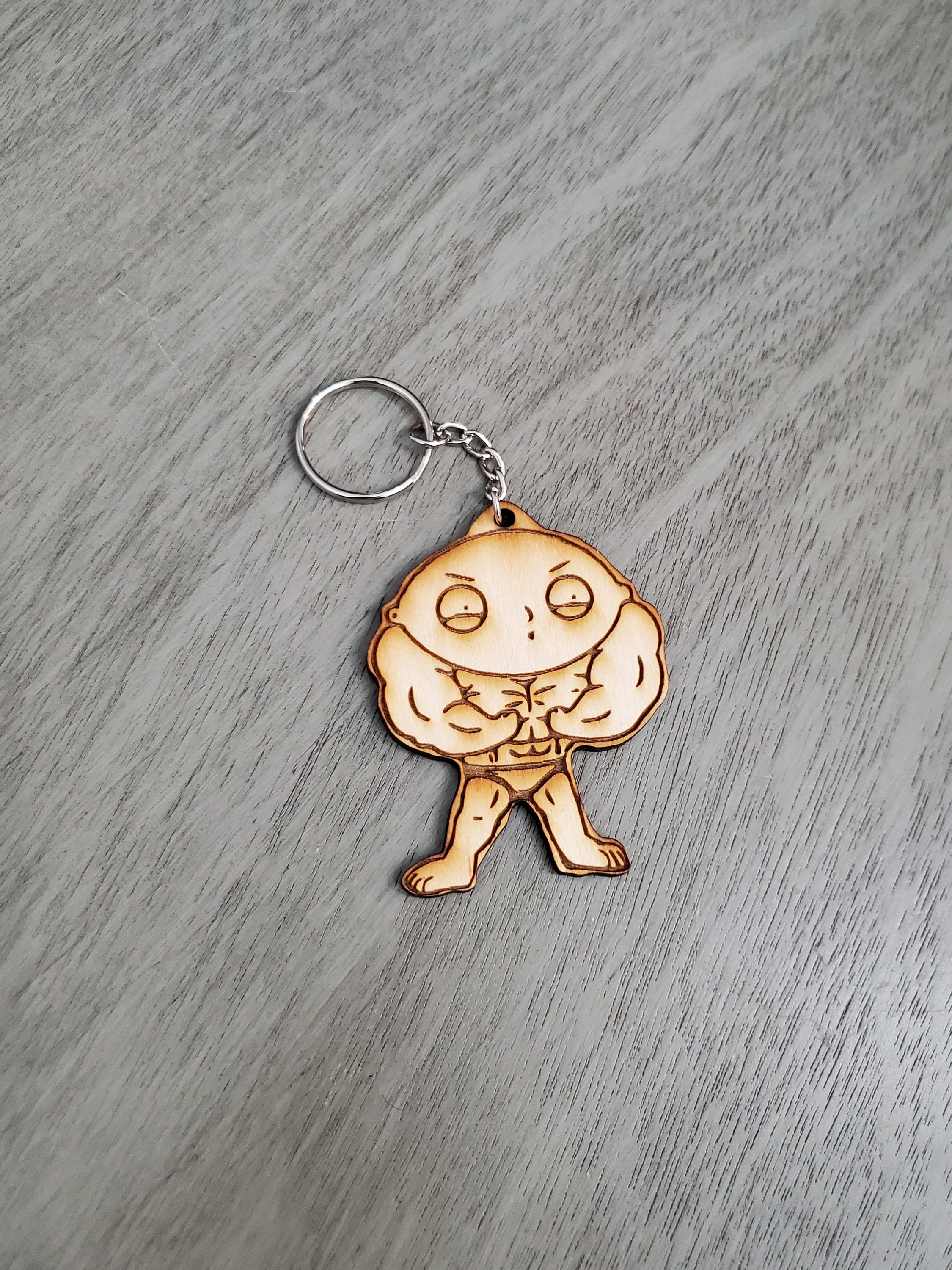 Buff Stewie Keychain | Etsy