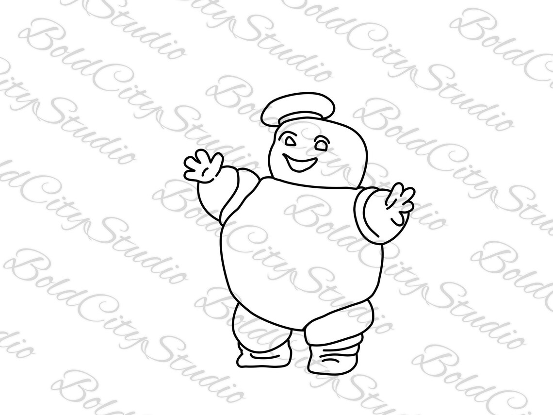 Mini Stay Puft Marshmallow SVG | Etsy